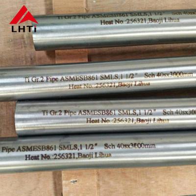 China Ti6AL4V Gr5 titanium gecanuleerde staaf ASTM F136 titanium staaf voor de industrie Te koop