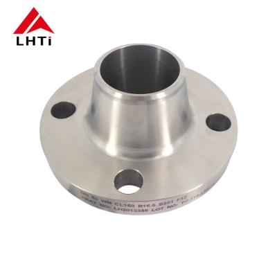 China Industria Química Titanio WN Flange de cuello de soldadura ASNI ASME B16.5 en venta
