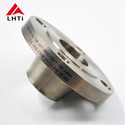 중국 WNRF 플랜지 Gr2 티타늄 용접 목 플랜지 ASME B16.5 용접 목 높이 얼굴 클래스 150 화학 산업용 판매용