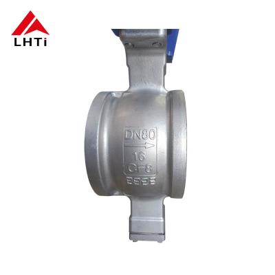China ASME B16.10 Titanium V-Port Ball Valve TA1 TA2 TA10 Gr2 Gr3 Electric V Type Ball Valve  For Water Treatment for sale