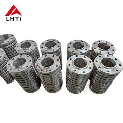 중국 EN1092-01 파이프 시스템용 티타늄 슬리프 온 플랜지 Gr5 Gr7 PN25 SORF 상승 얼굴 플랜지 파이프 플레이트 판매용