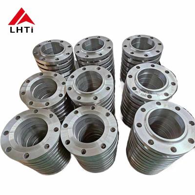 China Sand Blasting Slip On Flange PN16 Ti Gr2 Gr5 Gr7 Raised Face RF for Oil and Gas Pipelines for sale