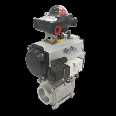 China Pneumatic Flanged Ball Valve with Grade 2 and Grade 5 Balls for JB/T9092 Testing for sale