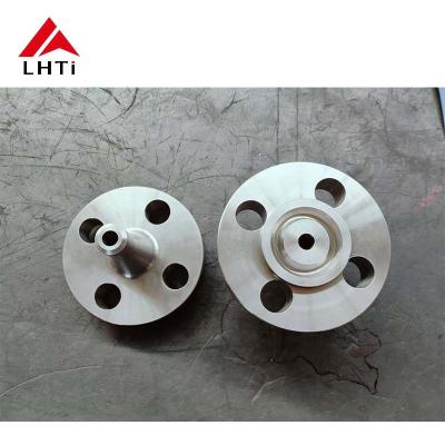 Cina ASTM B381 Grado 2 e Grado 5 Flanche in titanio con collo di saldatura lungo Flanca con faccia sollevata Titanio per tubi e applicazioni industriali in vendita