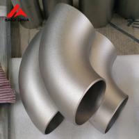 China ASTM B363 Titanium Pipe Fitting Gr1 Gr2 3.0-18mm Thickness titanium elbow for sale