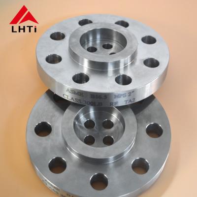 중국 Ti Gr 2 Gr7 Gr12는 플랜지 ASME B16.5 1/2 클래스 150# 1/2 이음매 없는 관을 밟고 미끄러져 넘어집니다 판매용