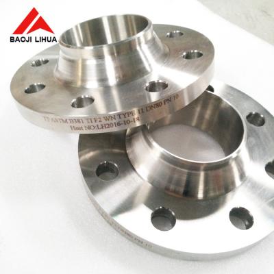 Cina Flangia di saldatura di titanio del collo di ASME B16.5 Class150-Class2500 WN Gr7 Gr12 in vendita