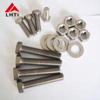 China Lightweight Colored Titanium Hex Bolts Nuts with Slotted Drive Type for sale
