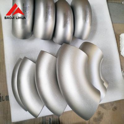 China Titanium Exhaust Elbow 120 90 45 Degree ASTM B363 Pure Titanium Elbow for Car Motorcycle Retrofit ANSI JIS Compliant for sale