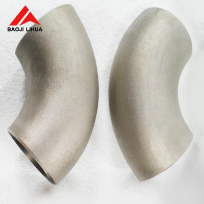 China Gr2 titanium mandrel bends 90 degree titanium elbow for exhaust titanium pipe elbow fittings for sale