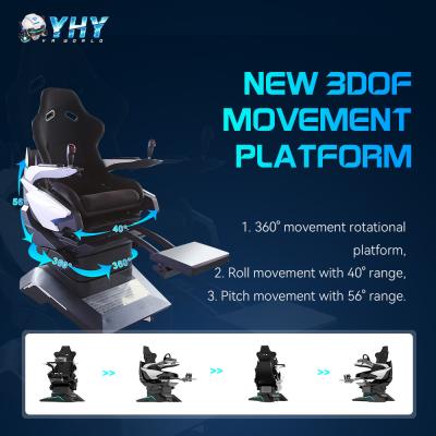 China All Aluminum Alloy Virtual Reality Roller Coaster Simulator Game Machine In 9D Vr 360 for sale