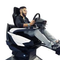 China 9D VR Arcade Game Car Virtual Reality Machine Cockpit Simulation Racing for sale