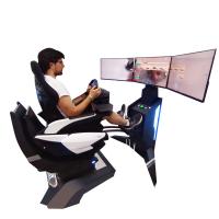 China 9D VR Arcade Game Car Virtual Reality Machine Cockpit Simulation Racing for sale