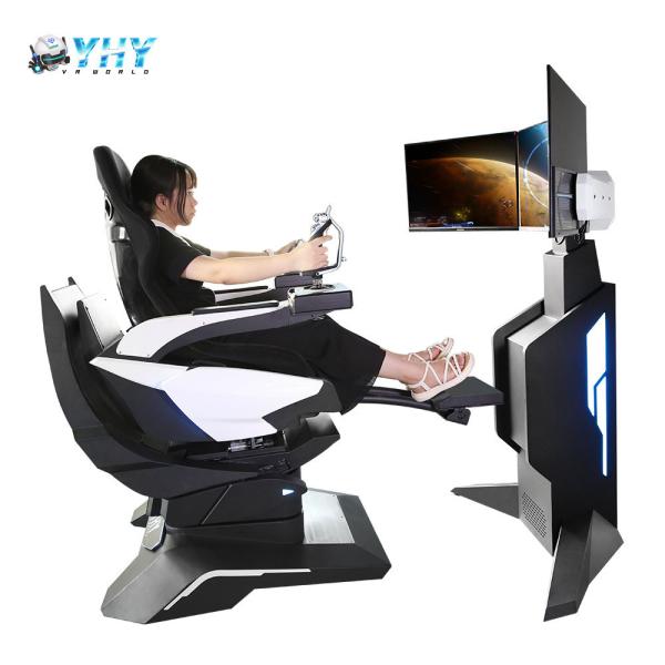 1100W Virtual Reality Flying Simulator Machine VR Monitor For Logitech X52 Joystick 9D