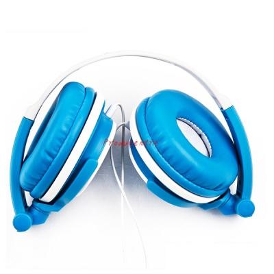 China comfortable universal wired headsets kids headphones for computer with soft ear pads in portable foldable design for sale