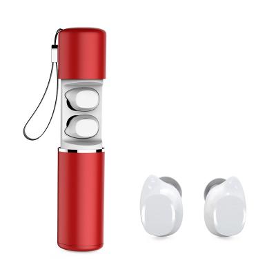 China cheap TWS Mini wireless waterproof earphone earbuds PDCm8 Stereo V4.2  with WT200 chipset and steel white case for sale