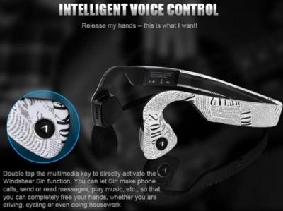 China Windshear II wireless chic Intelligent bone conduction Headset BT stereo headphones for sale