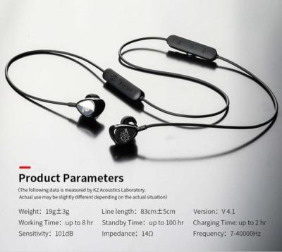 China KZ BTE 1DD 1BA Hybrid Balance Armature Dynamic driver Earphones Sport Headphones for sale