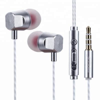 China M14 Metal Headphone Inear Wired Sport Earphone With Mic Bass Stereo Music Earpiece for sale
