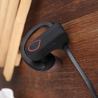 China Wireless sport ear hook earbuds headphones noise cancelling hd in ear earphone for sale