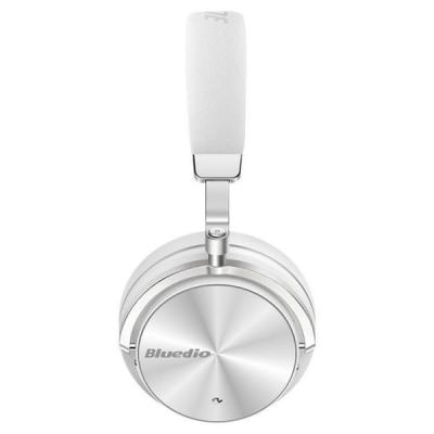China Bluedio T4 Active Noise Cancelling ANC Wireless Bluetooth Headphone Headset With Mic in white for sale