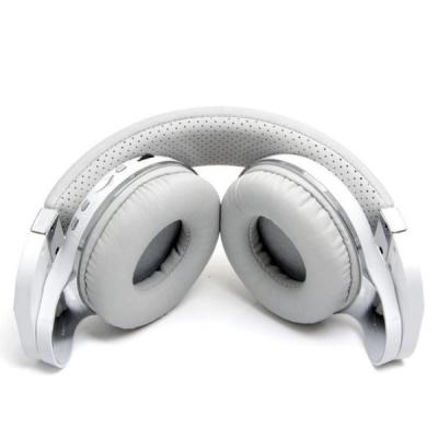 China Bluedio T2 Surround Sound Bass Headphones wireless headset in white for sale