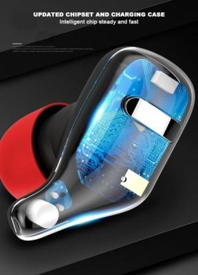 China New Trending Wireless TWS Water Proof IPX 7 Earphone With Ultra long Talking and Music Play Time for sale