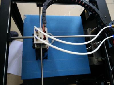 China dual nozzle 3D rapid modeling printer, 3D printer for architecture 300*350*400mm for sale
