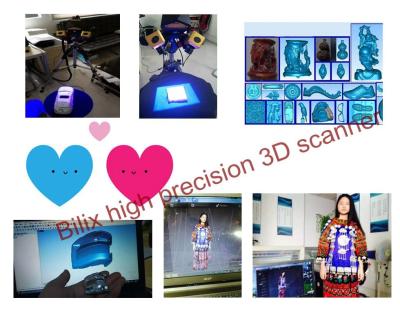 China plastic parts high precision 3D scanner, shoes 3D scanner with 200*150mm for sale