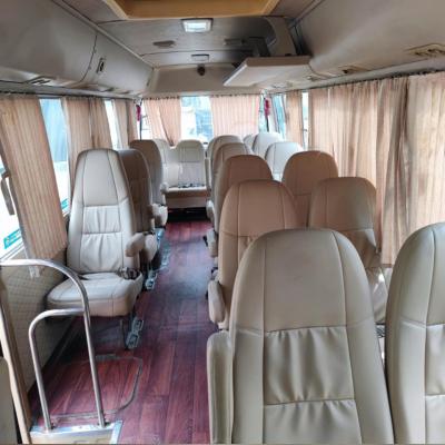 Cina Euro 4 Toyota Coaster di seconda mano, furgone usato da 20 passeggeri in vendita in vendita