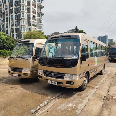 Cina Euro 4 Toyota Coaster di seconda mano, furgone usato da 20 passeggeri in vendita in vendita