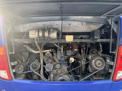 China Yutong Blue Used Coaster Bus 51 Seats Euro 4 Emission Standard for sale