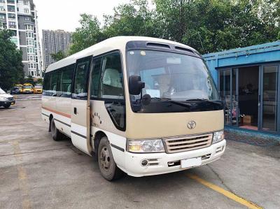China Gasoline Used Coaster Bus 23seats Pre Owned Bus ISO Approved for sale