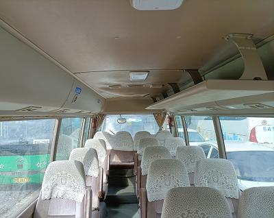 China Toyota Used Coaster Bus 23seats LHD Mini Bus With Manual Transmission And Diesel Fuel Type for sale