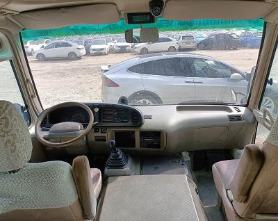 China Toyota Used Coaster Bus 23seats LHD Mini Bus With Manual Transmission And Diesel Fuel Type for sale