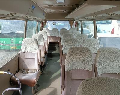 China Toyota Used Coaster Bus 23seats LHD Mini Bus With Manual Transmission And Diesel Fuel Type for sale