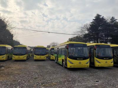 China Electric used City Bus new shuchi new energy 62/31seats LHD city bus public transport china bus for sale