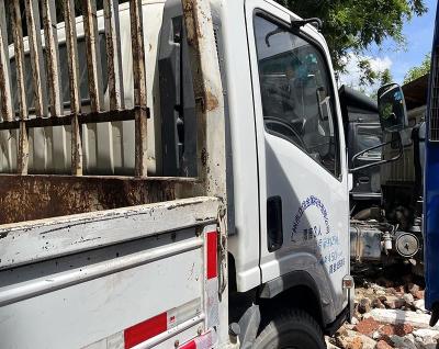 Cina Isuzu usato Cargo Truck con 2 porte Motore Diesel camion camion leggero camion cargo box camion in vendita