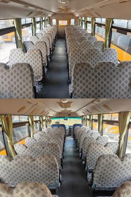 Cina Autobus scolastico usato KLQ6106XQE4 con motore diesel da 56 posti, guida a sinistra, prodotto con motore YC6J200-42 in vendita