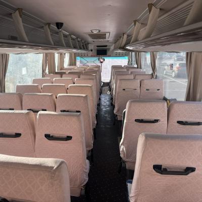 Cina Yuchai 330 Motore Trasmissione manuale Golden Dragon di seconda mano 63 posti Autobus gialli in vendita