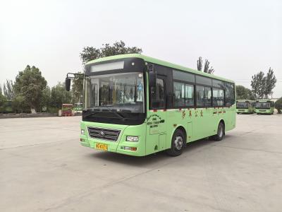 China Um ônibus diesel verde de 8 metros de segunda mão com direção à esquerda à venda