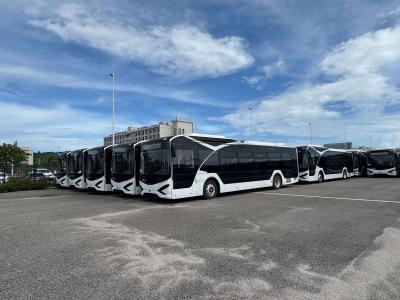 China Ônibus urbano de 30 lugares, novo, usado, 12 metros, elétrico puro Zonson à venda