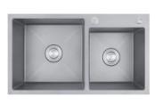 China de Gootsteenkanon Grey Color Under Counter van de roestvrij staalsus304 Keuken Te koop