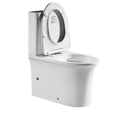 Cina Toilette ceramica in due pezzi 654*398*810mm di Washdown per il bagno in vendita