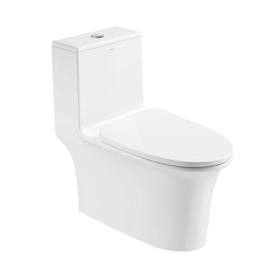Cina Le toilette di un pezzo degli articoli sanitari intorno alla S intrappolano Siphonic 736×382×743mm in vendita
