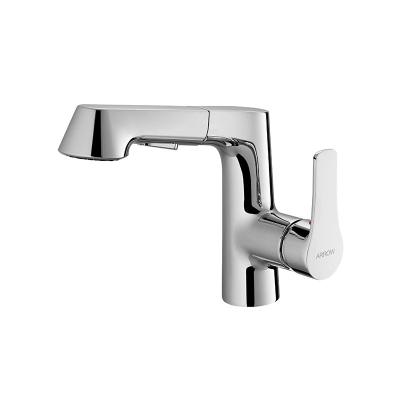 Cina La toilette estrae il colore materiale di Chrome della lega dello Zn del miscelatore AMP11847A del bacino in vendita