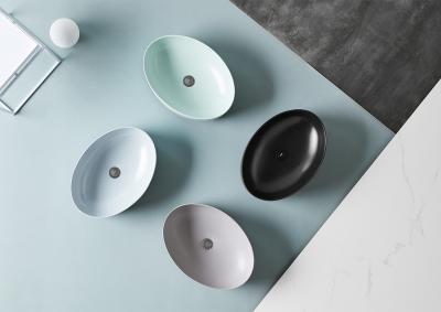 中国 矢の艶をかけられる現代虚栄心の洗面器540x380x140mmの多彩な陶磁器 販売のため