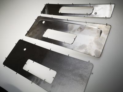 China Custom Precision Stamped Metal Faceplates for Industrial Control Panels and Equipment for sale