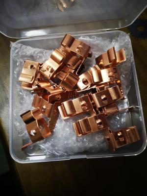 China High-Conductivity Precision Copper Stamping Parts | Electrical Contact & Grounding Clips | OEM Custom Hardware for Power Systems for sale