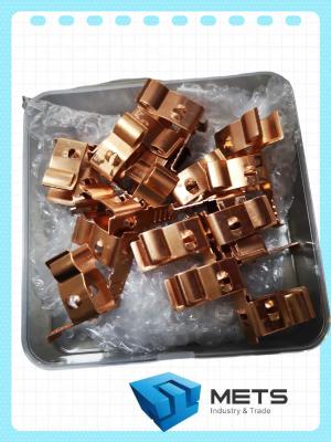 China High-Conductivity Precision Copper Stamping Parts | Electrical Contact & Grounding Clips | OEM Custom Hardware for Power Systems for sale